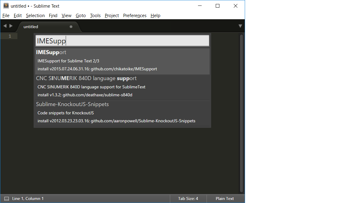 Sublime Text IME support | 課題創造ファクトリー
